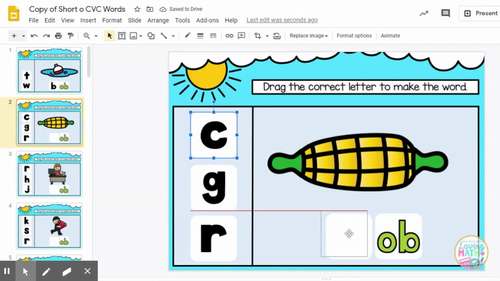 Short o CVC Word Families Digital Literacy Centers by Loving Math