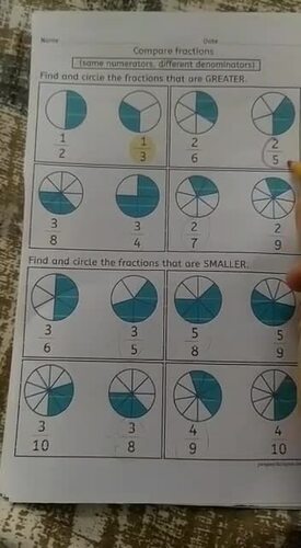 Fraction Activities - Lessons Assessments - Printable A4 & A5 Worksheets