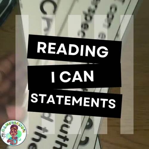 4th Grade FL B.E.S.T ELA Standards I Can Statements Reading Learning ...