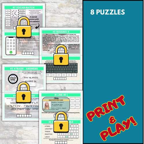 FSY Walk in the Light Escape Room Game, LDS Youth Group Printable Activity