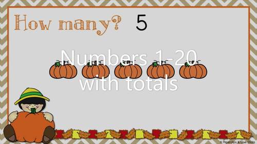 Math Routine Dot Card Slides for Fall by Paperclips and Glue Sticks