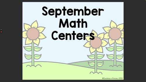 September Math Games for 1st Grade | TPT