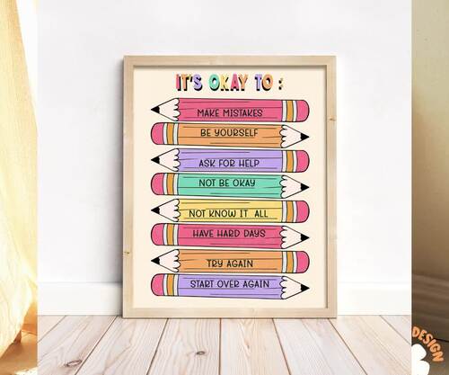 Classroom Decor Resources, Classroom Posters, Digital Download, Motivation