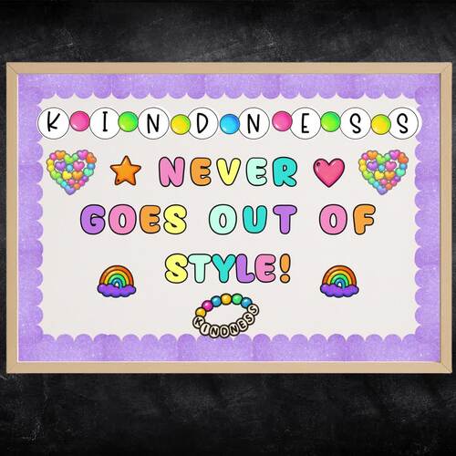Friendship Bracelet Bulletin Board Kit – Kindness Theme Classroom Decor