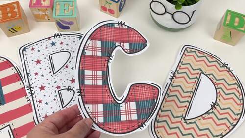 Retro USA Letters & Numbers - Bulletin Board & Classroom Door Decor