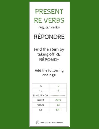 Il y a - French Expression of Time - Grammar Bookmark Study Notes