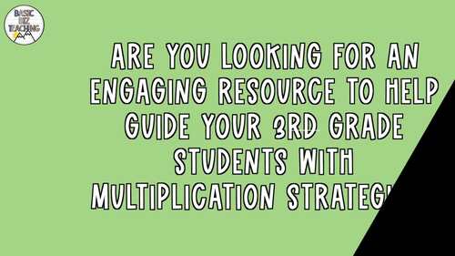 Introducing Multiplication Strategies | Guided Math lesson Digital ...
