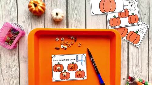 Pumpkin Math Center by Miss Jess's Little Successes | TPT
