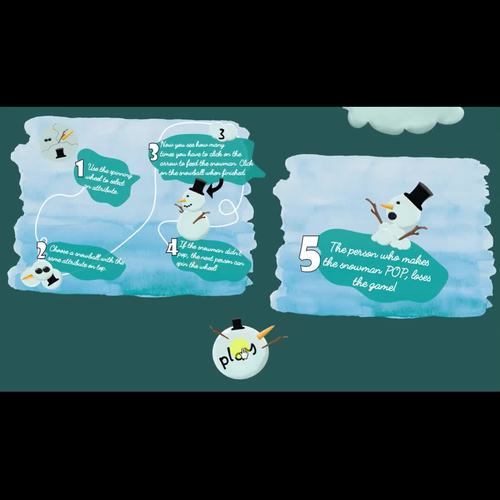Pop The Snowman! Interactive Powerpoint Game, Animated by Lightdots