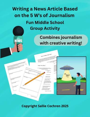 Writing a News Article Based on the 5 W’s of Journalism | TPT