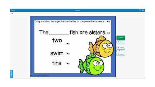 Adjective Boom Cards by The Teacher Worksheets Company | TPT