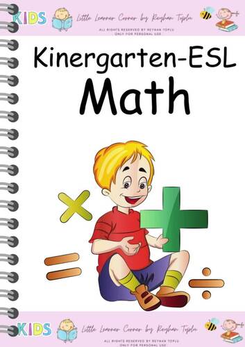 Kindergarten PreK, ESL Math Kit| Year Long Math Centers and Activities