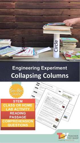 Force and Motion STEM Engineering Design Process Activity and Reading ...