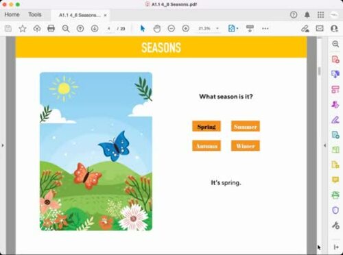 ESL Beginners Lesson: Seasons & Clothing in English by ESL Class Workshop