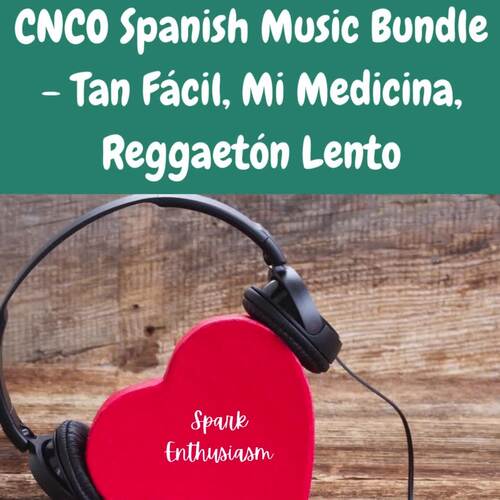 CNCO Spanish Music Bundle - Tan Facil, Mi Medicina, Reggaeton Lento