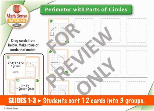 Pi Day BUNDLE Circles & Shapes DIGITAL MATCHING: 84 PowerPoint / Google ...