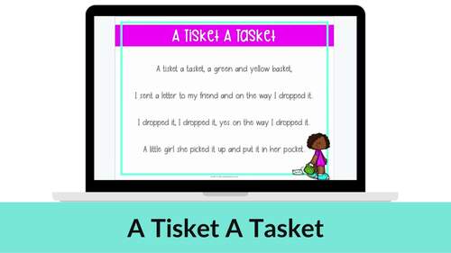 A Tisket A Tasket Singing Game Lesson Pack for Half Note + La Music Lessons