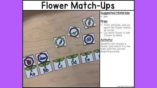 Preschool April Math, Literacy & Fine Motor Centers: 20 Spring Activities