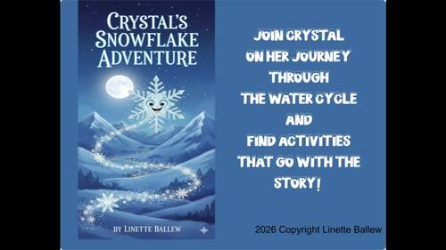 Crystal the Snowflake Water Cycle Packet Includes Original Story ...