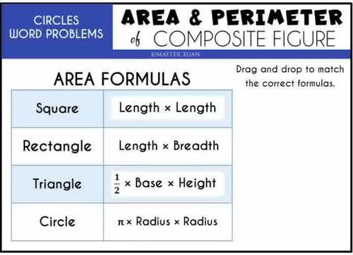 Area and Perimeter of Composite Figure by Master Xuan | TPT