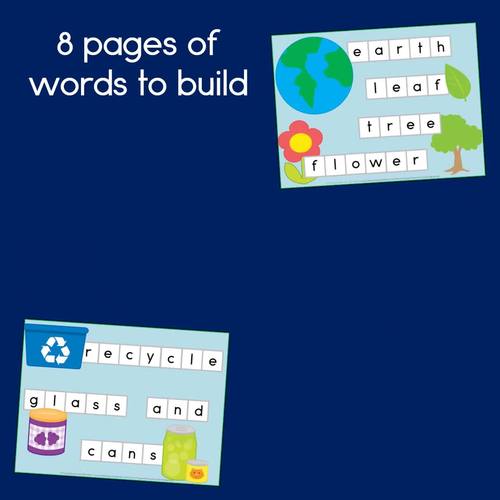 Earth Day Word Building | Vocabulary Posters | Read and Write the Room