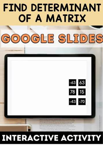 Finding the Determinant of a Matrix (2×2 Only) | Google Slides | TPT