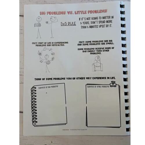 Big Problem vs Small Problem | Size of the Problem Worksheet and Handout
