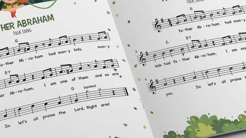 Father Abraham - Camp Song | Lead Sheet Music with Lyrics & Chords