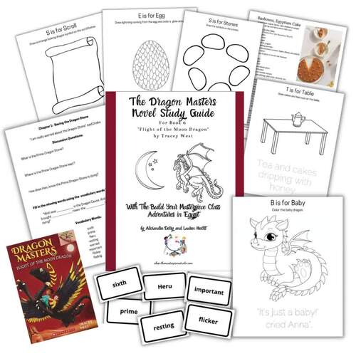 The Dragon Masters Novel Study Guide: Book 6 "Flight of the Moon Dragon"