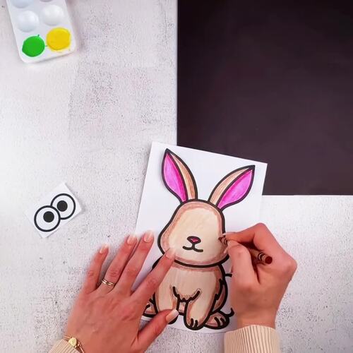 Spring Craft for Kids | Bunny Art Activity | Low Prep Craft | TPT
