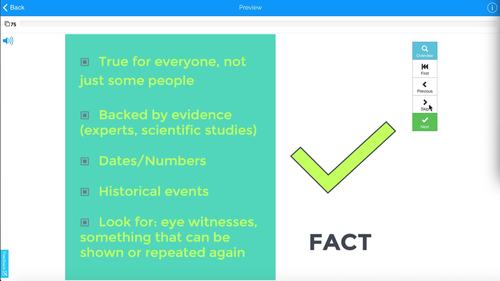 Fact vs. Opinion Boom Cards by One-Stop Counseling Shop | TPT