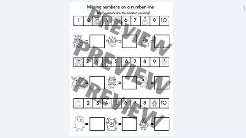 Ordering Numbers to 10 Greater/Less Than 1 More 1 Less Number Sense ...