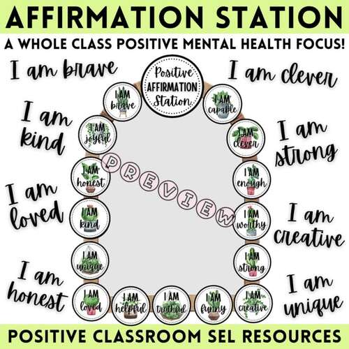 Positive Affirmation Mindset Bundle | Power Of Yet | Succulent ...