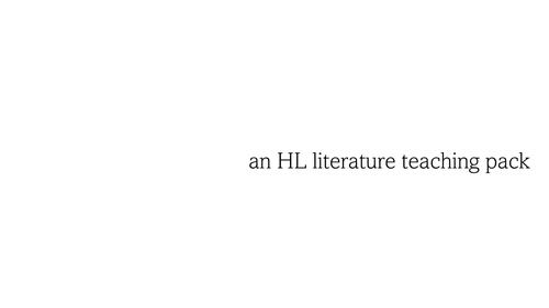 IB ENG B: LITERATURE PACK by Contented Being | TPT