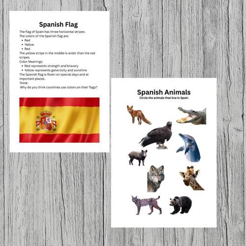 All About Spain | Geography, Reading & Cultural Worksheets for Kids
