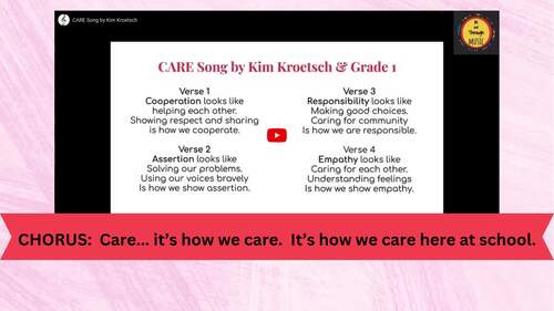 Responsive Classroom Aligned: CARE Coloring Booklet by In and Through Music