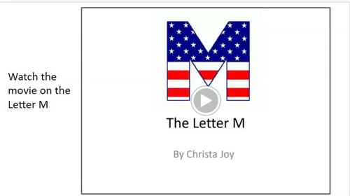 Letter M Activities for Special Education Letter of the Week | TPT