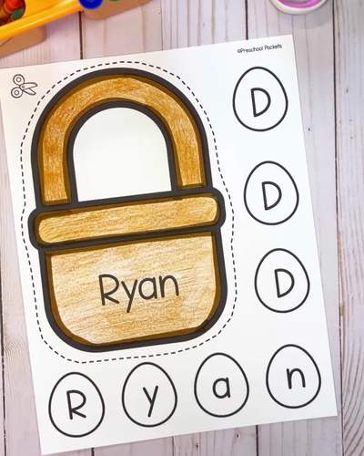 Editable Easter Basket Name Craft Easter Paper Craft by Preschool Packets