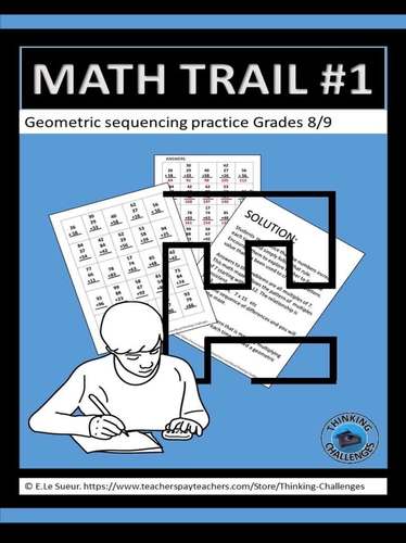Math Trail #1 by Thinking Challenges | Teachers Pay Teachers