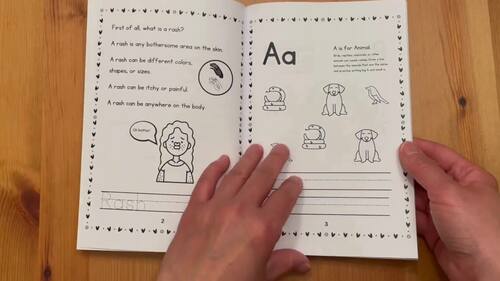 Kindergarten Health Science Rash Rashes Dermatitis A to Z Medical Literacy