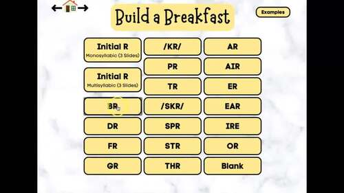 Build a Breakfast BOOM Cards™ Initial R, R Blends, Vocalic R Sounds - Artic