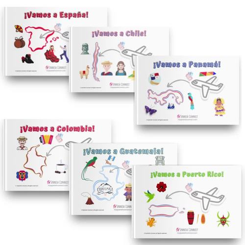 Países Hispanos Spanish Worksheets - Bundle Pack - 6 Countries | TPT