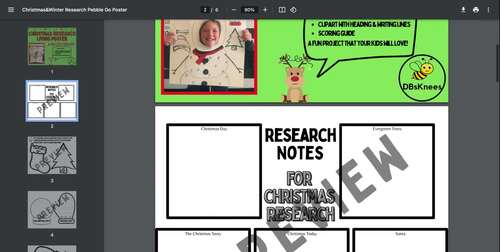 Christmas Research Living Poster by DBsKnees | TPT