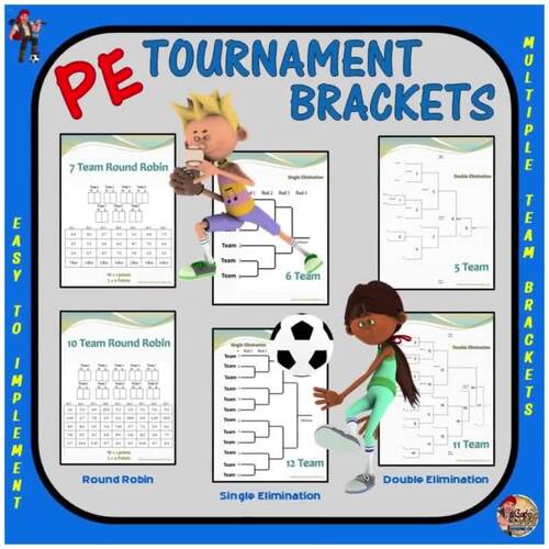 PE Tournament Brackets - Round Robin, Single and Double Elimination ...