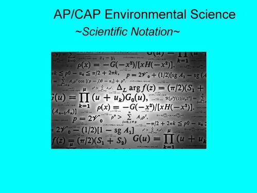 Scientific Notation PowerPoint by Geology and Ecology Store | TPT