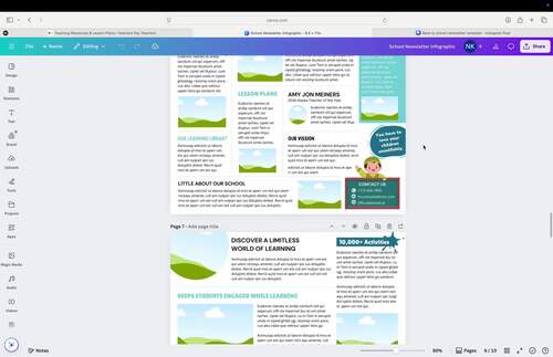 Back to School Editable Syllabus Templates and Infographic Syllabus ...