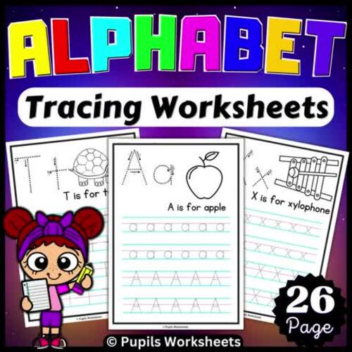 Alphabet Handwriting Practice |Kindergarten Writing Letters Tracing ...