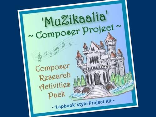 Composer Study | Lapbook Activity Kit by 88 Musical Keys | TPT