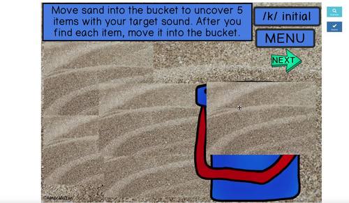 Digging in the Sand Interactive Articulation Boom Cards™ by Aimee Walton