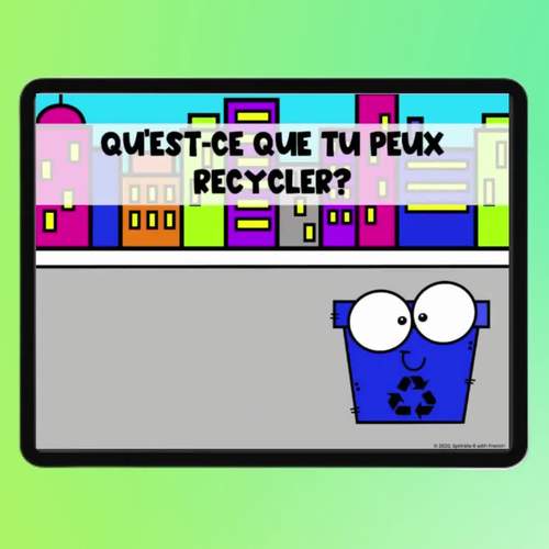 French Earth Day Oral and Writing Prompts | Le jour de la Terre